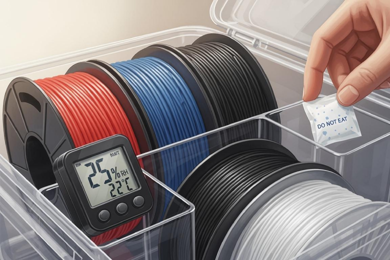 How to Keep 3D Printing Filaments Dry and Dust-Free