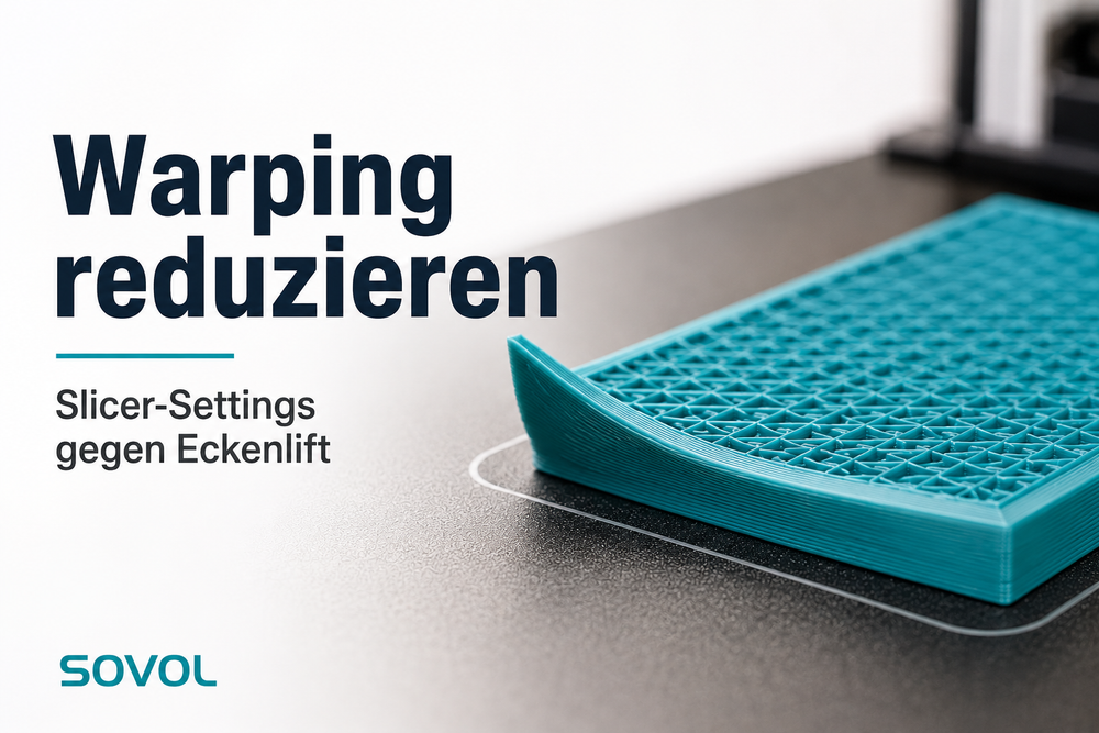 Warping reduzieren: Slicer-Settings gegen Eckenlift