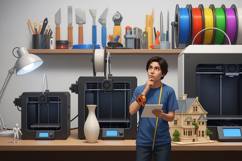 Welche Größe beim 3D-Drucker für Anfänger am besten geeignet ist